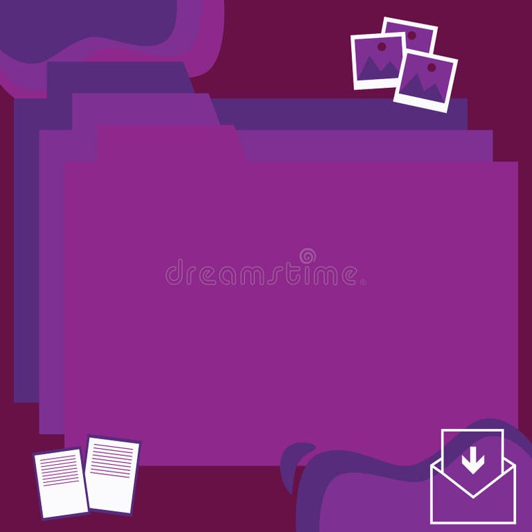 Desktop Folders Inside Web Browser Showing Recent Technology. Laptop ...