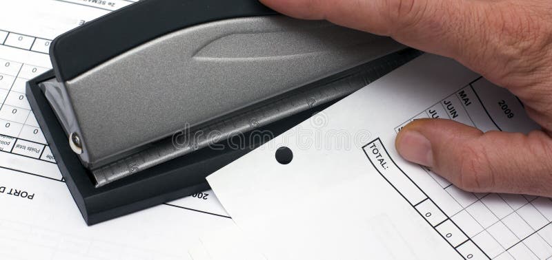 Hole punch stock photo. Image of isolated, personal, piercer - 34278356