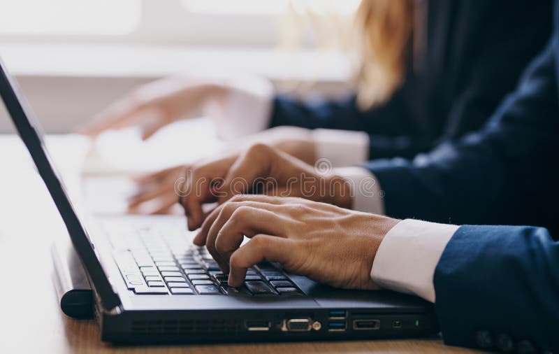 Desktop Laptop Communication Technology Internet Professionals Office ...