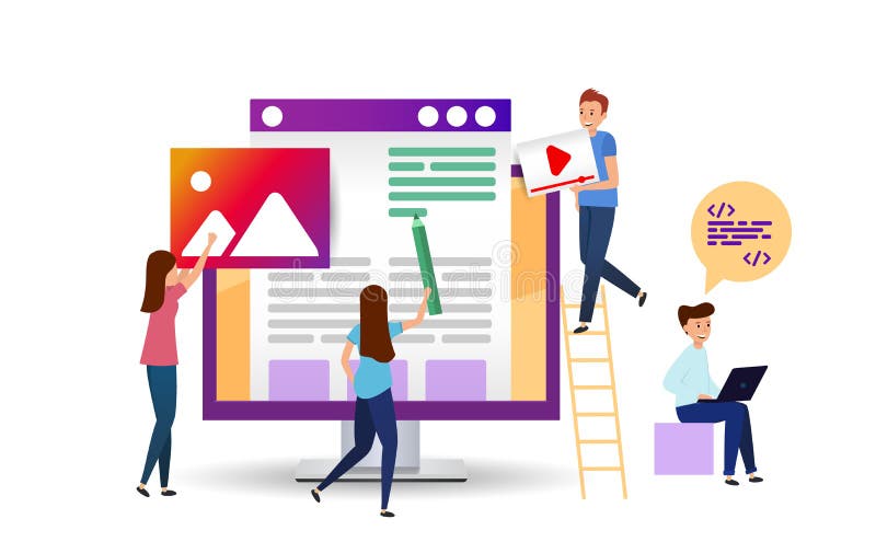 Desktop Programmers Stock Illustrations – 304 Desktop Programmers Stock ...