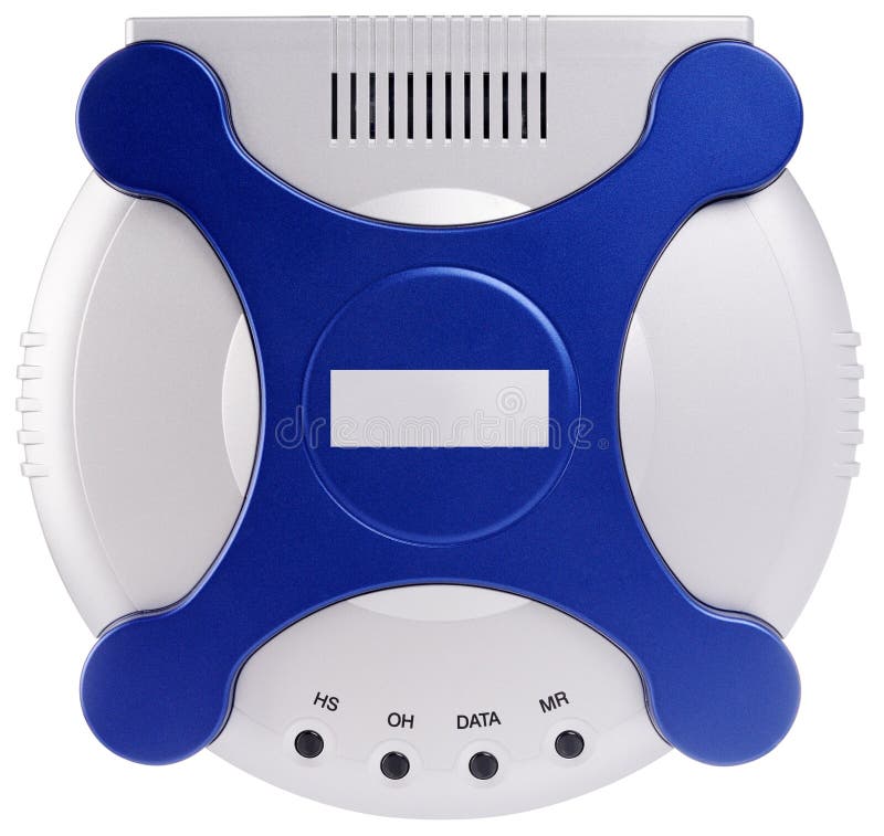 Desktop modem on white stock image. Image of telecommunications - 19551223