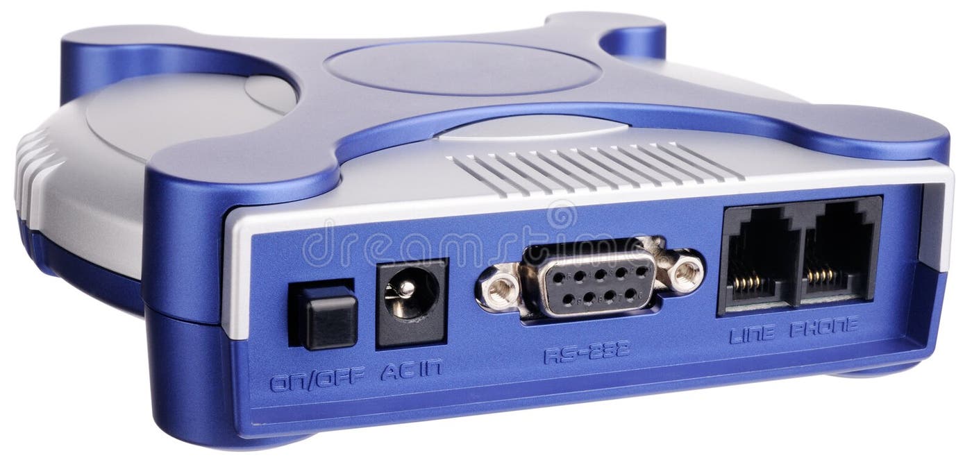 Dial Up Modem Isolated Stock Photos - Free & Royalty-Free Stock Photos ...