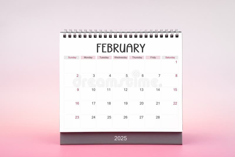 February 2025 Calendar Desktop Background Stock Photos - Free & Royalty ...