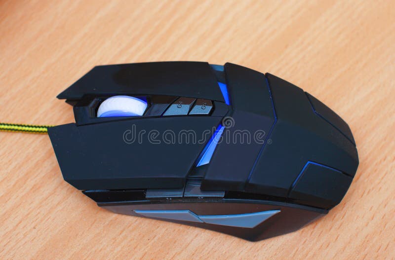 Desktop mouse closeup stock photo. Image of buttons - 136467162