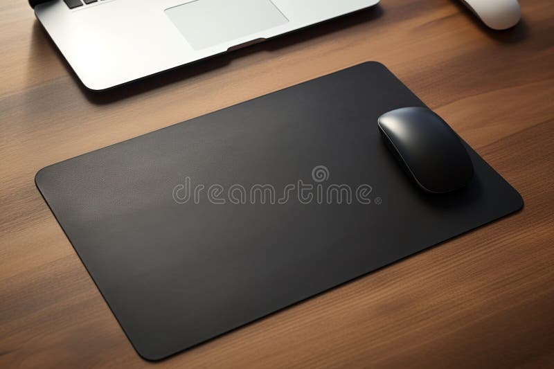 A Desktop Neatly Organized with a Modern Desk and a Mouse Placed on a ...