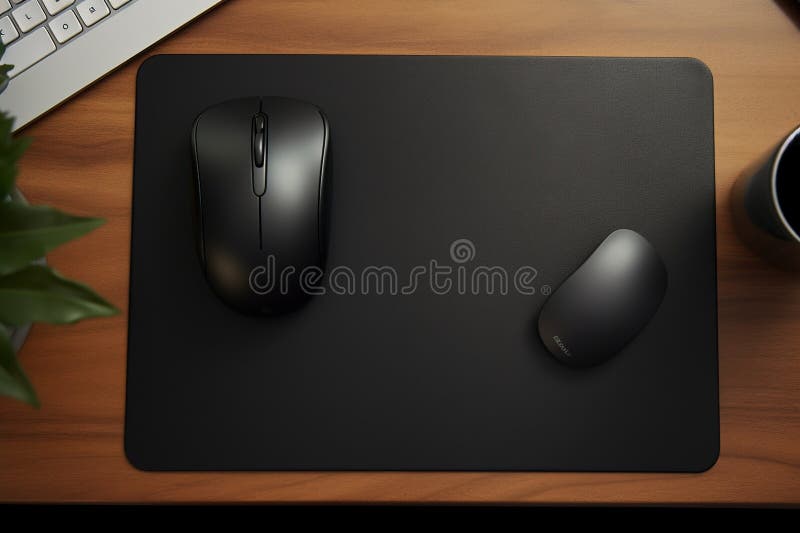 A Desktop Neatly Organized with a Modern Desk and a Mouse Placed on a ...