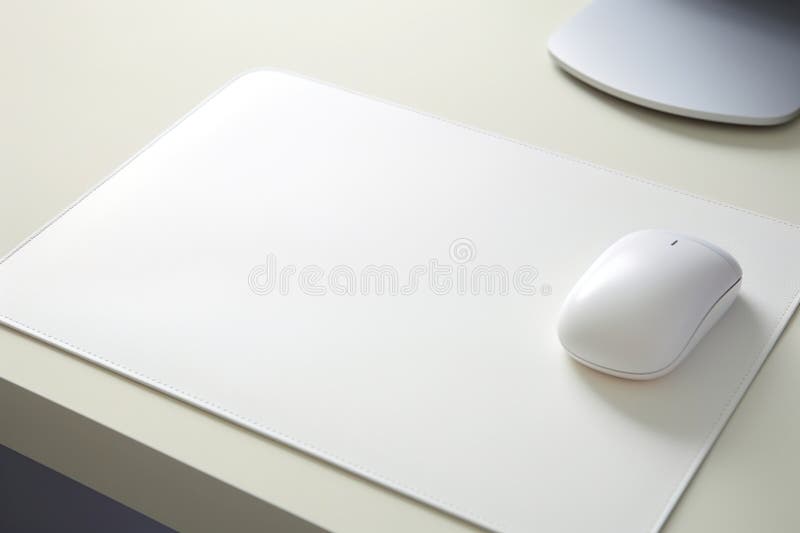 A Desktop Neatly Organized with a Modern Desk and a Mouse Placed on a ...