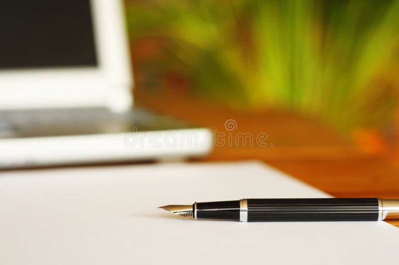 Desktop in office stock image. Image of success, office - 15706887