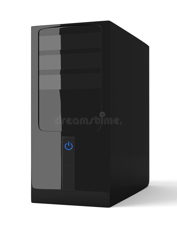 Desktop PC stock illustration. Illustration of business - 13557551