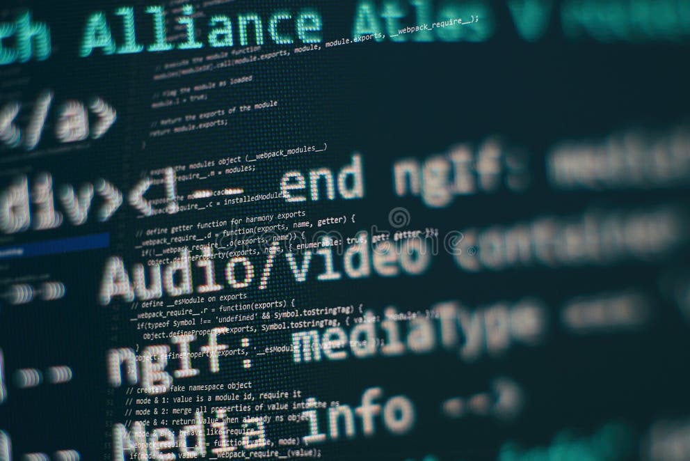 Desktop PC Monitor Photo. Javascript Functions, Variables, Objects ...