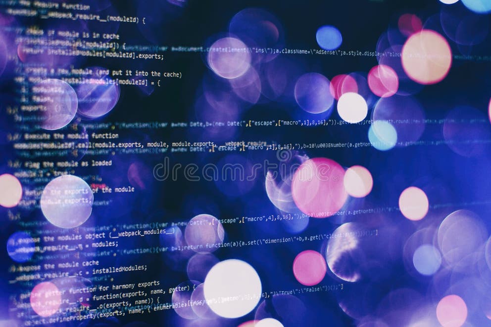 Desktop PC Monitor Photo. Javascript Functions, Variables, Objects ...