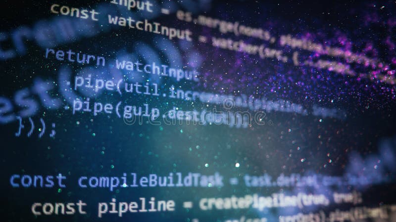 Desktop PC Monitor Photo. Javascript Functions, Variables, Objects ...