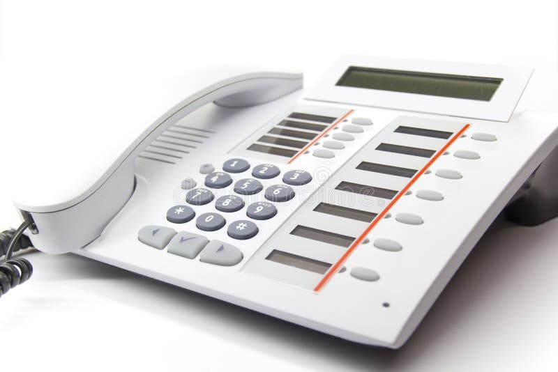 Desktop phone stock image. Image of meet, modern, telephone - 17754051