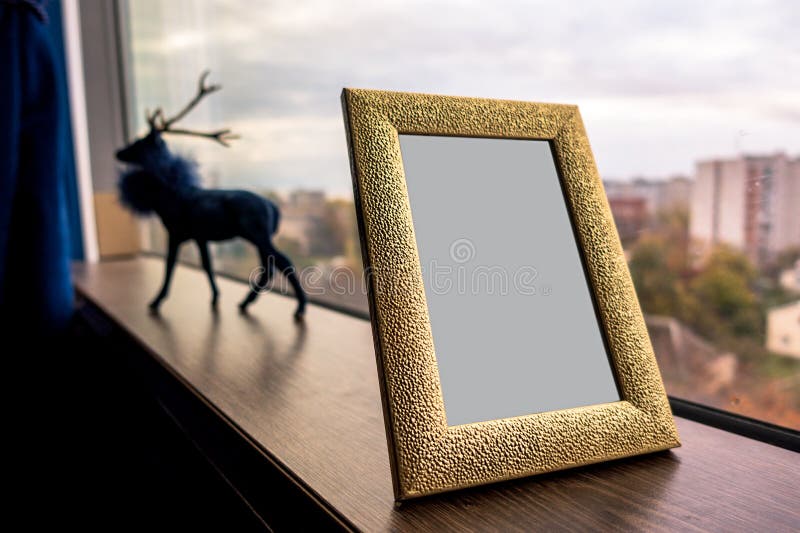 Desktop Photo Frame stock photo. Image of photograph - 251938334