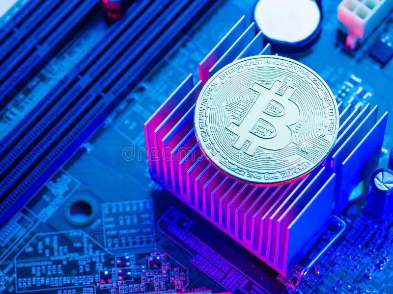 The Desktop of the Processor with the Pins Facing Up on the Motherboard ...