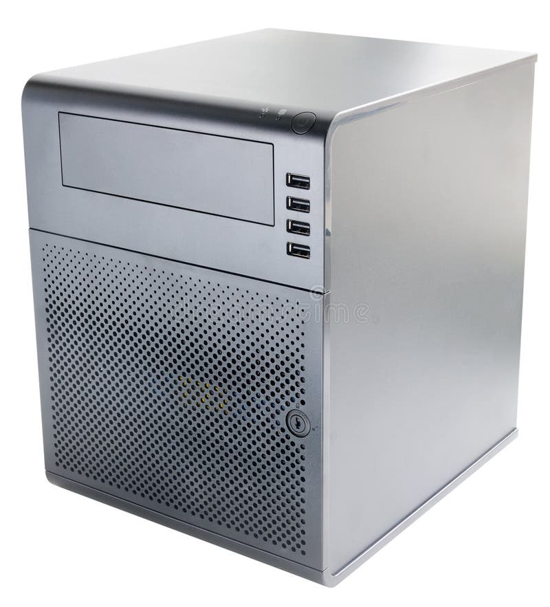 Desktop server isolated stock image. Image of grey, isolated - 91148529