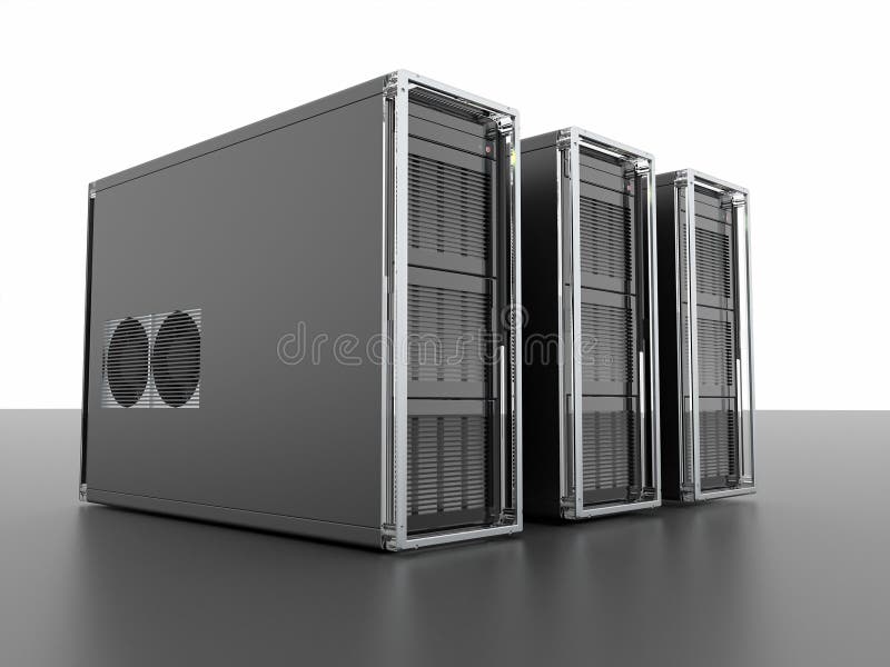 Desktop server stock illustration. Illustration of design - 30422805