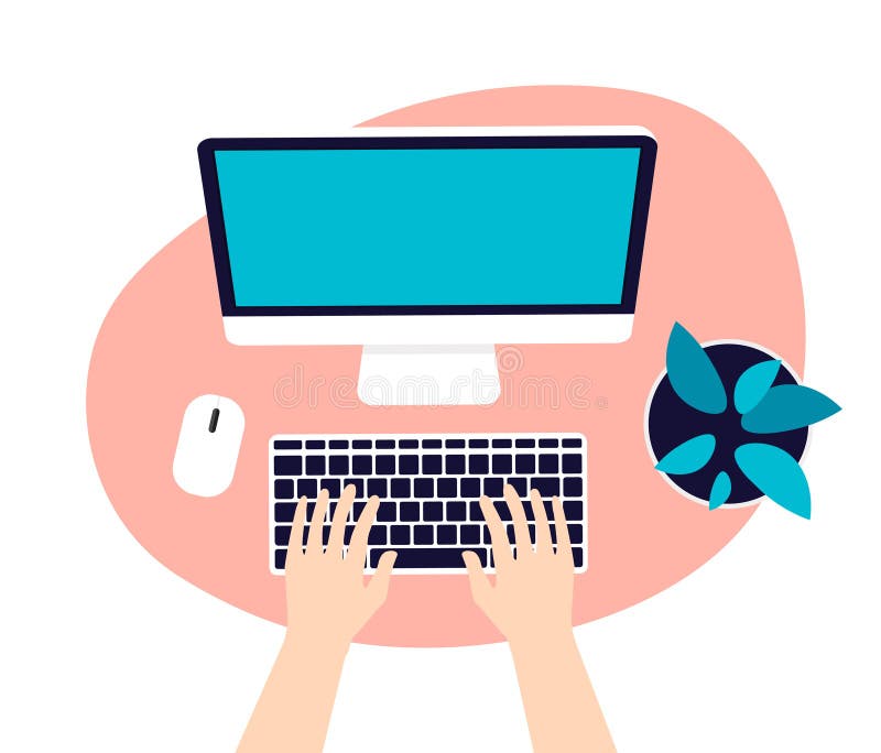 Human Hands Typing Stock Illustrations – 746 Human Hands Typing Stock ...