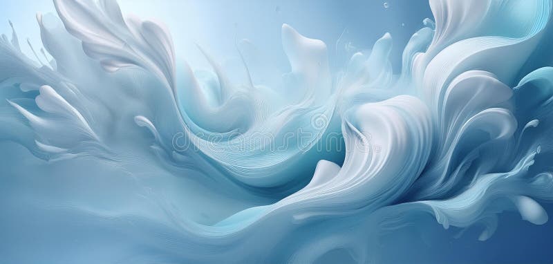 Desktop Wallpaper, Fluid, Fluffy, Abstract, Edgeless and Wave-shaped ...