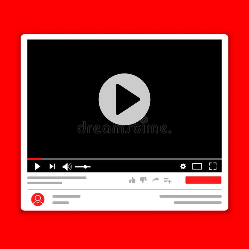 Video Player Interface Web Screen Template. Media Player Window Bar ... Video Player Interface Web Screen Template. Media Player Window Bar ...