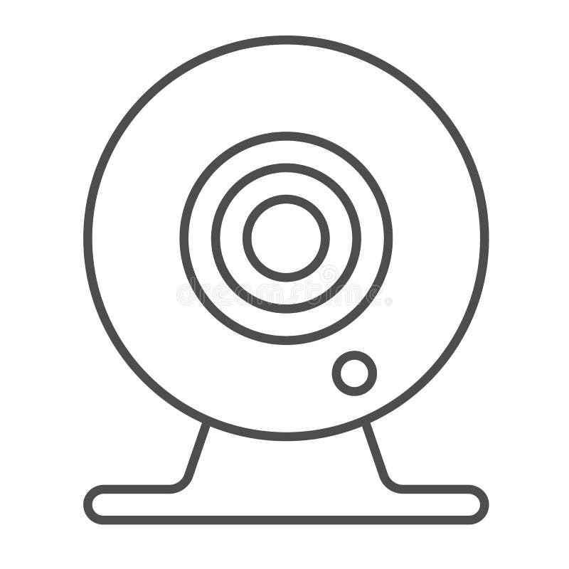 Front Webcam Icon in Filled, Thin Line, Outline and Stroke Style Stock ...