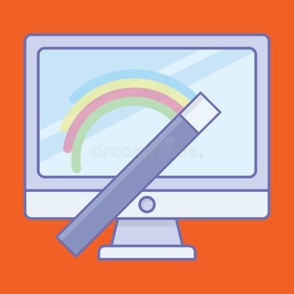 Desktop Wizard Isolated Vector Icon Which Can Easily Modify or Edit ...