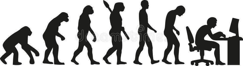 Desktop Evolution Stock Illustrations – 440 Desktop Evolution Stock ...