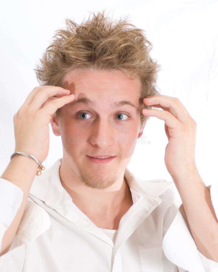 Deslumbrado y confundido foto de archivo. Imagen de incredulidad - 307694