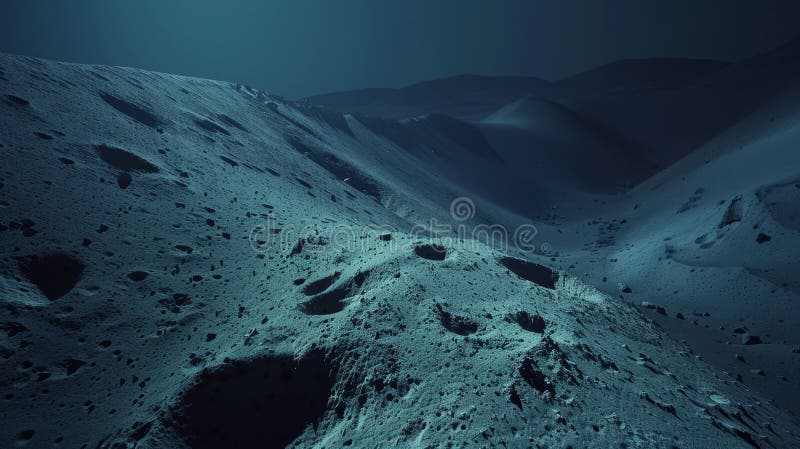 Desolate Beauty a High-Resolution Exploration of the Moon S Cratered Surface and Lunar Landscape ...