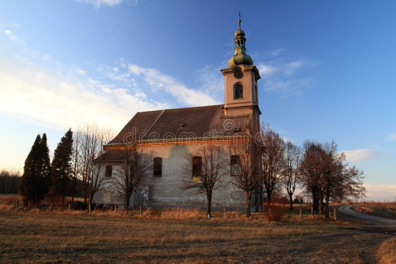 Desolate church stock image. Image of brick, karvina - 22468563
