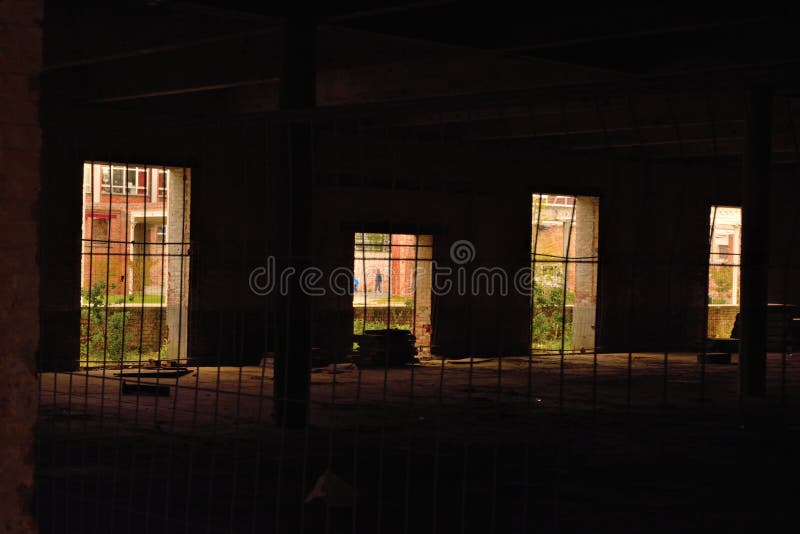 Desolate empty dark place stock photo. Image of place - 70874870