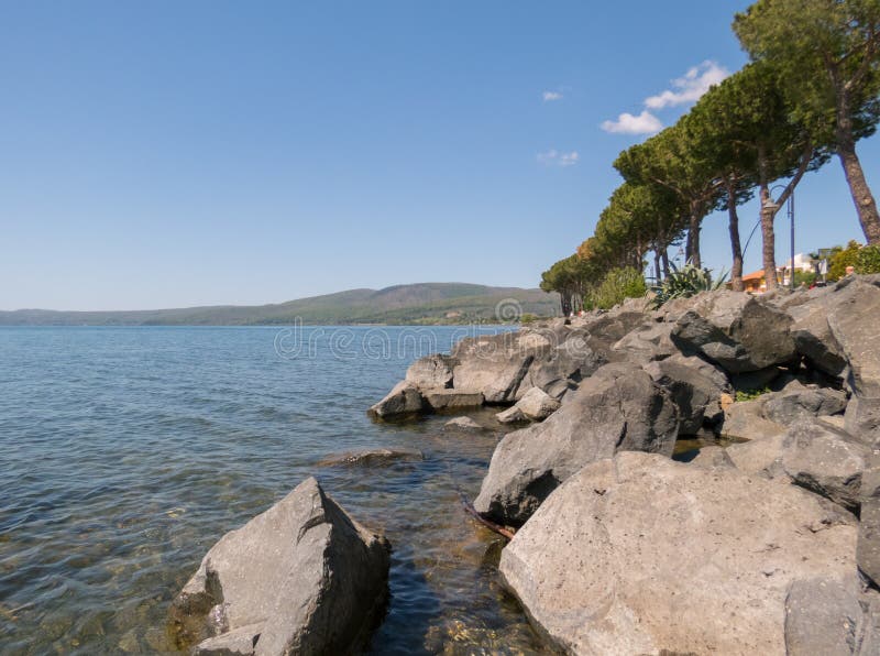 A desolate lake stock image. Image of cliff, nature, lake - 69855519