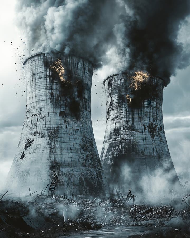 Desolation of a Nuclear Reactor Site after a Catastrophic Meltdown ...