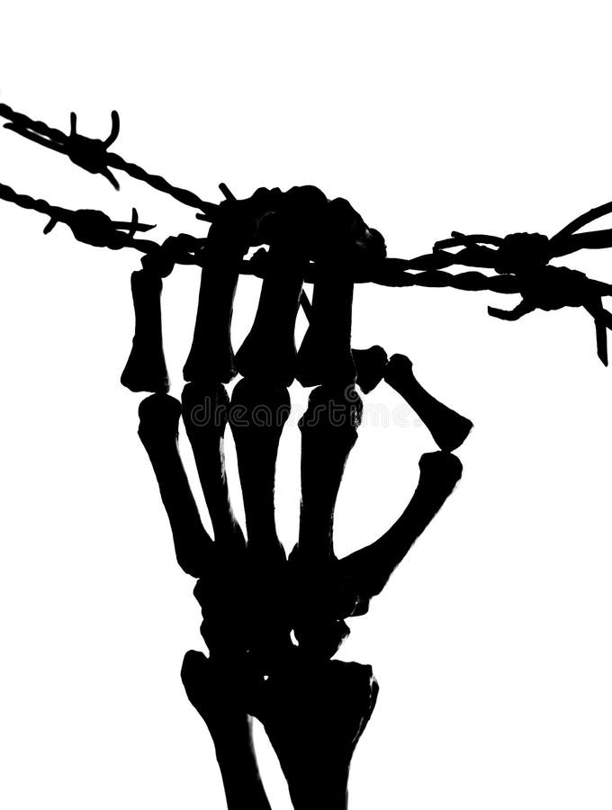 Skeleton Hand Barbed Wire Stock Photos - Free & Royalty-Free Stock ...