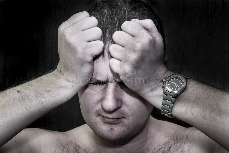 Despair and depression stock photo. Image of abuse, denial - 28252682