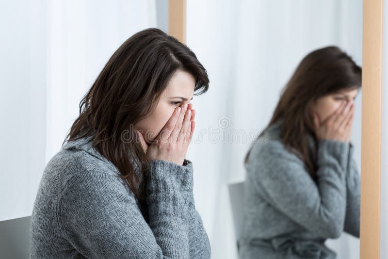 Despaired woman stock image. Image of pensive, afraid - 50702929