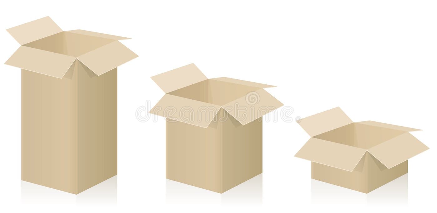 Three Boxes Open Stock Illustrations – 1,100 Three Boxes Open Stock ...