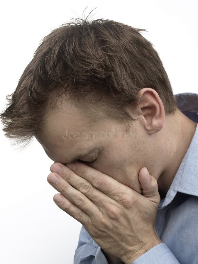 Desperate stock photo. Image of face, adult, alone, trouble - 20653990
