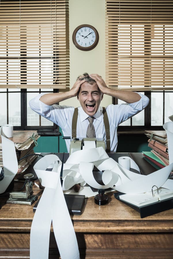 Desperate Vintage Accountant Desk Stock Photos - Free & Royalty-Free ...