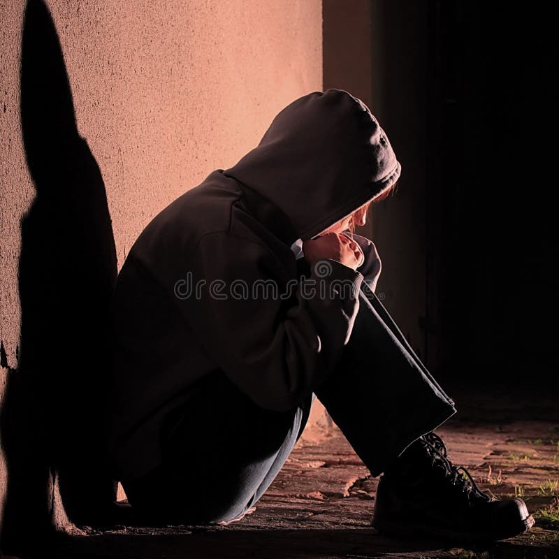 Desperate child stock photo. Image of human, female, slump - 8362464
