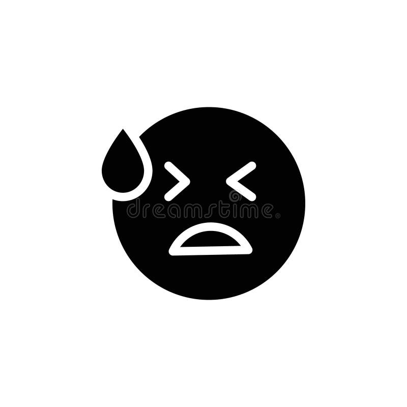 Desperate Emoji Icon Web Design In Vector Stock Vector Illustration