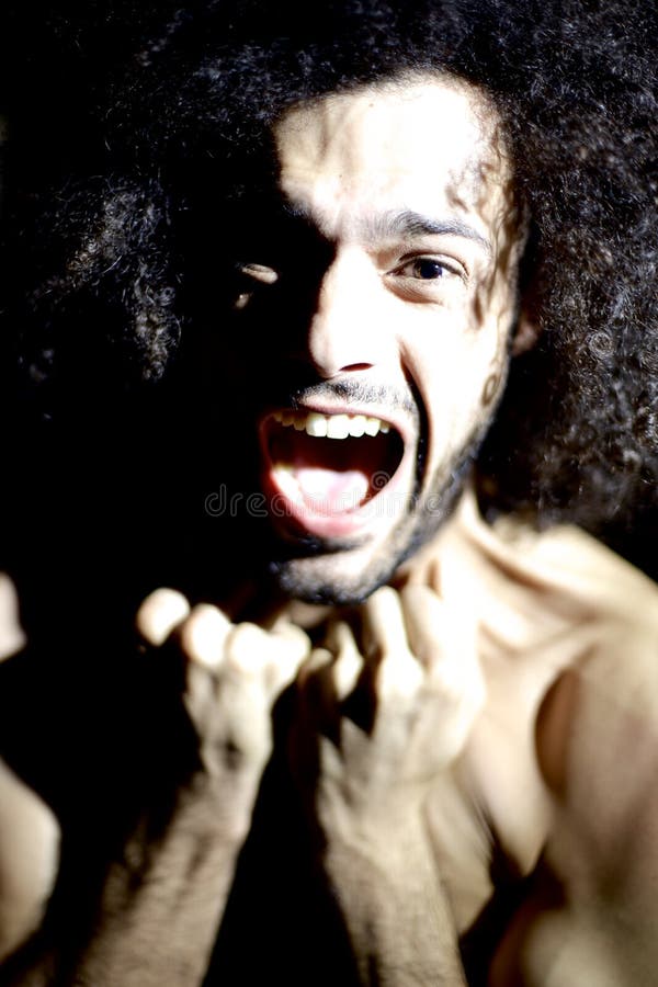 Desperate man shouting stock photo. Image of anger, male - 39845526