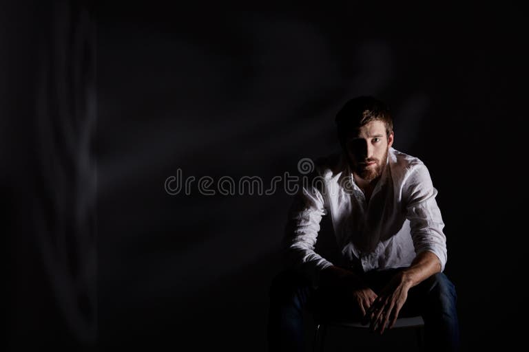 4,285 Man Alone Dark Room Stock Photos - Free & Royalty-Free Stock ...