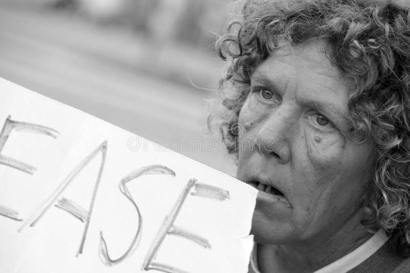 Desperate Person Asking for Help Stock Photo - Image of tint, body: 7226668