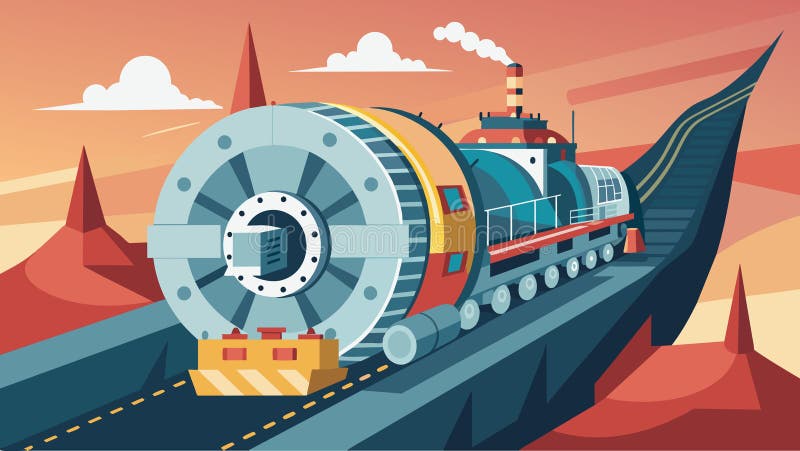 Despite Its Massive Size the Tunnel Boring Machine Moves with Precision ...