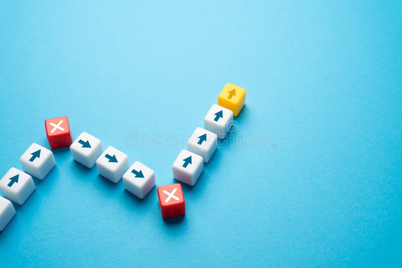 Despite Setbacks and Failures To Move Forward. Stock Photo - Image of ...