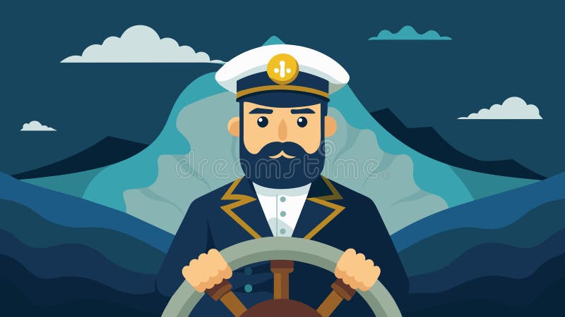 Despite the Unpredictable Nature of the Ocean the Stoic Captain ...