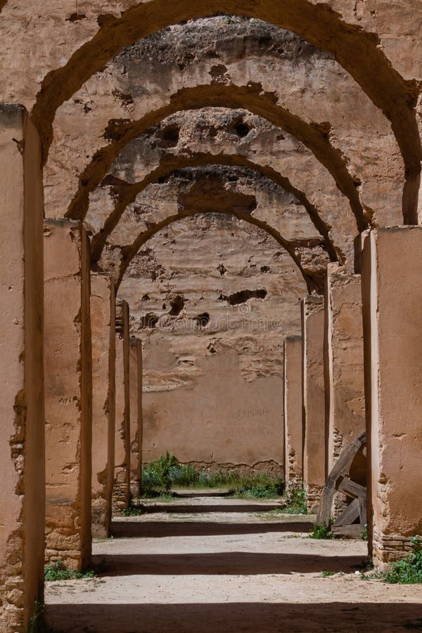 Royal Stables in Meknes, Morocco Stock Photo - Image of culture ...