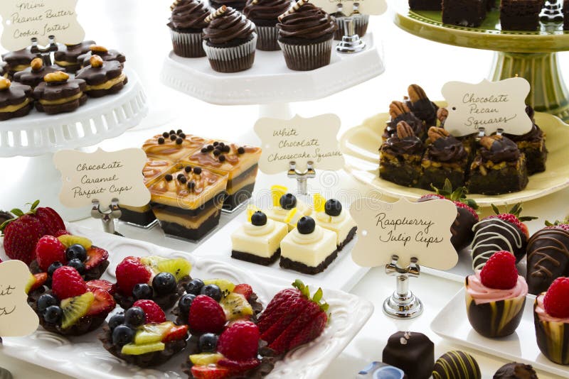 Dessert bar stock photo. Image of bite, love, miniature - 31531592