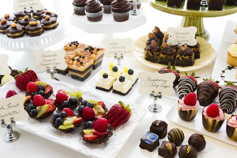 Dessert bar stock photo. Image of food, small, gourmet - 31531726